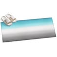 Abstract Teal Grey Graident Rectangle Area Rug 2x6ft,Living Room Rug ...