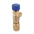 BIMZUC R22 Refrigerant Charging Valve 1/4 in - 1/4 in Copper Flow ...