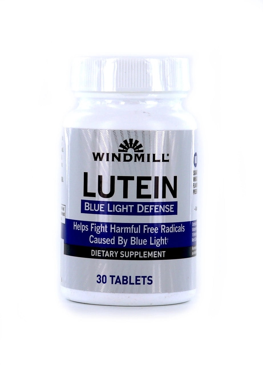 Windmill Lutein Blue Light Defense Tablets for Eye Health, 30 Ea ...