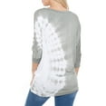 Women's Banded Dolman Tie-Dye Top - Walmart.com