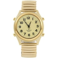 Ladies Touch Talking Watch - Large Face - Blue Rubber Band - Walmart.com