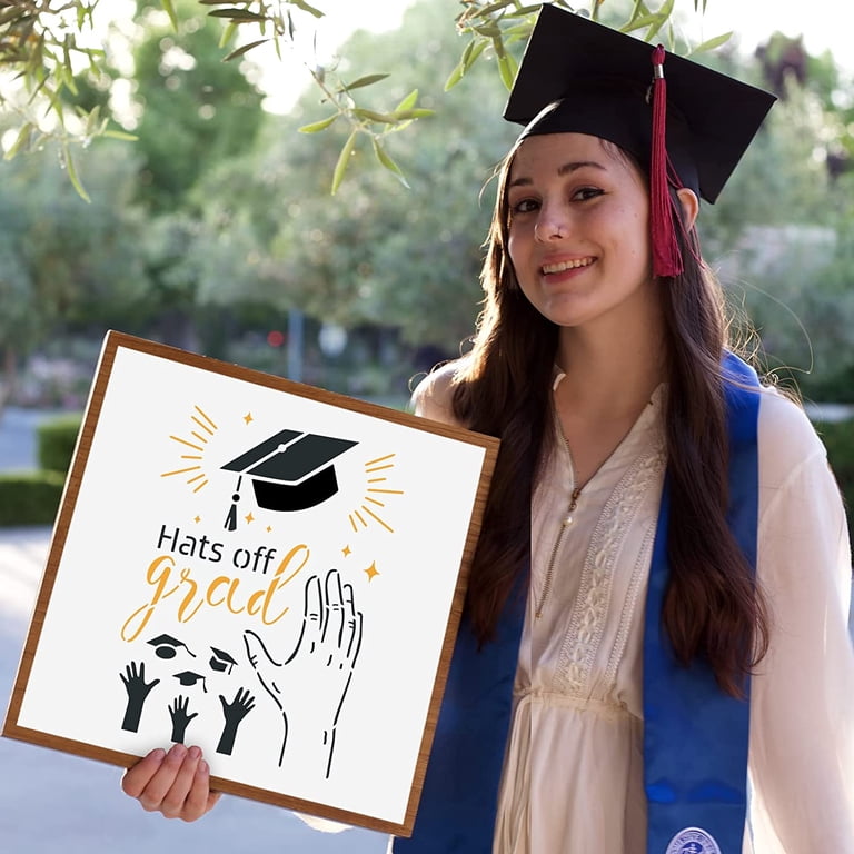 Graduation Cap Stencil Template