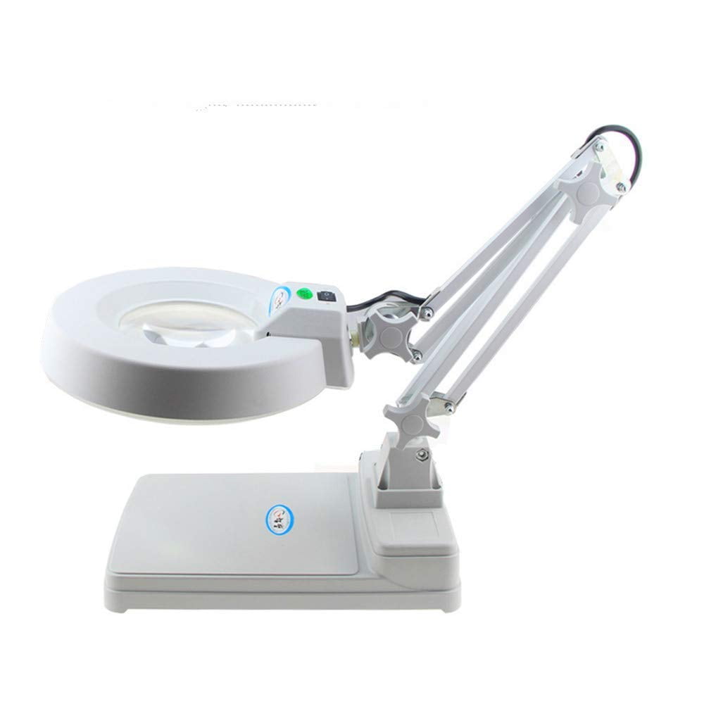 Magnifying Lamp Task Lamp Electronic Desk Lamp Magnifier Adjustable 