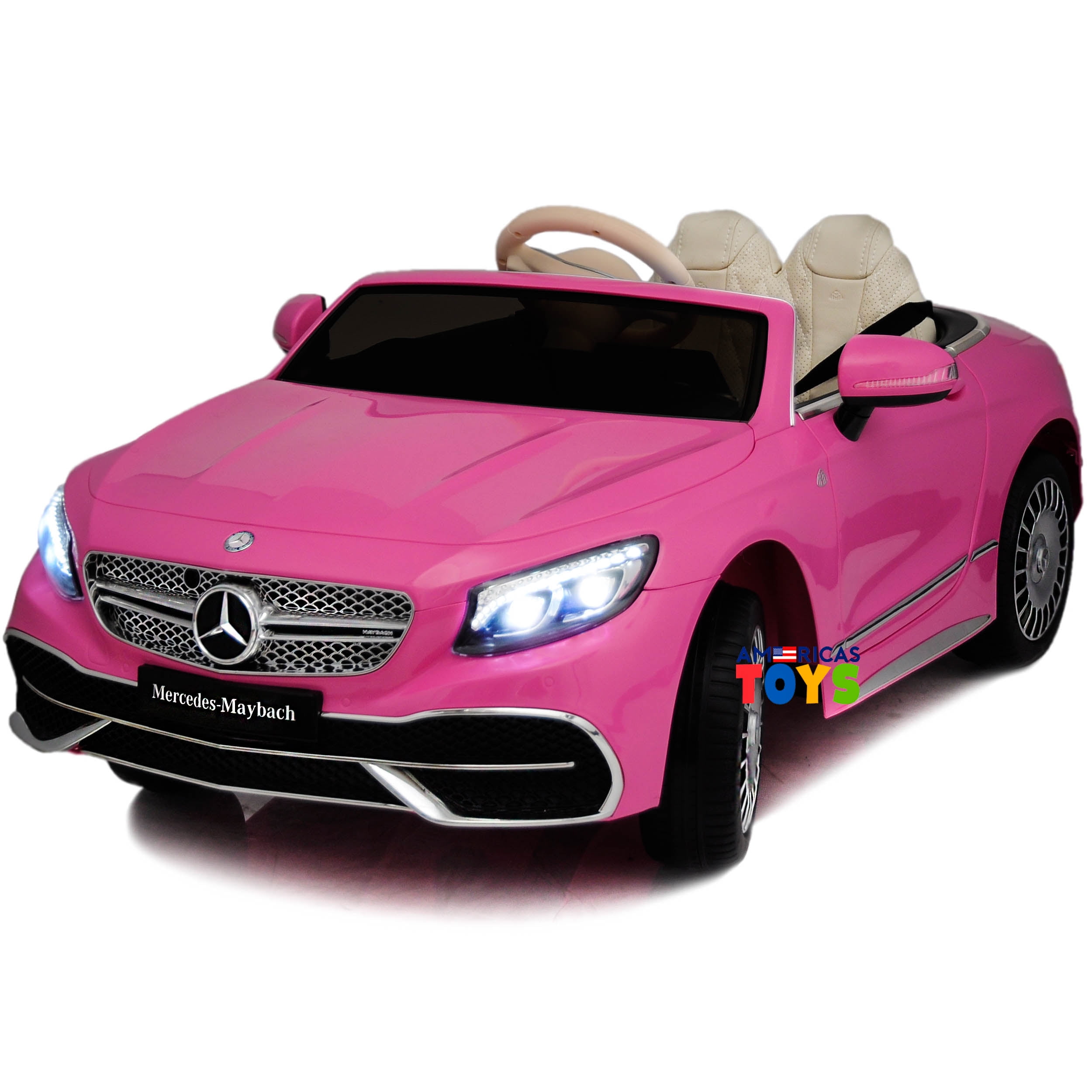 Mercedes Maybach 12V Powered Ride on Car for Kids with Remote Control ...