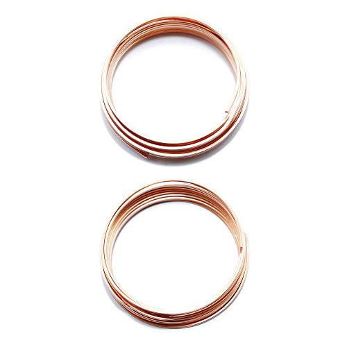 Assorted Solid Bare Copper Wire Square, Bright, Dead Soft 10 FT, Choose ...