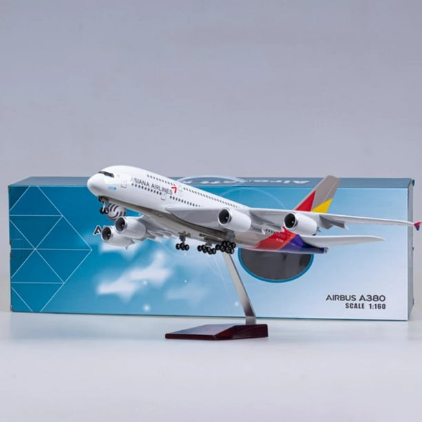 1:130 Scale Airplane Models Asiana Airlines Airbus 380 Metal Planes ...