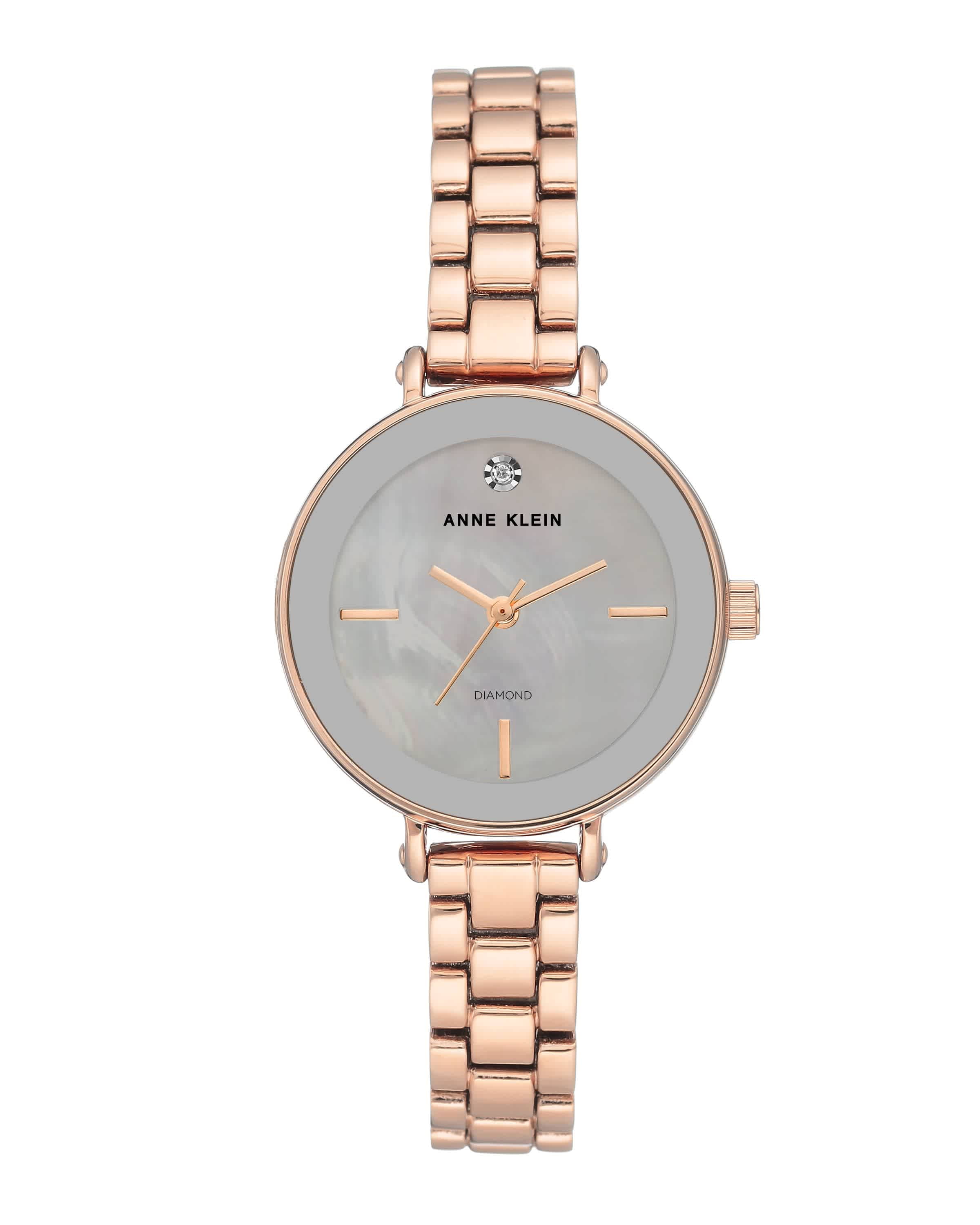 Anne Klein Mother of Pearl Dial Ladies Watch AK/3386LGRG - Walmart.com