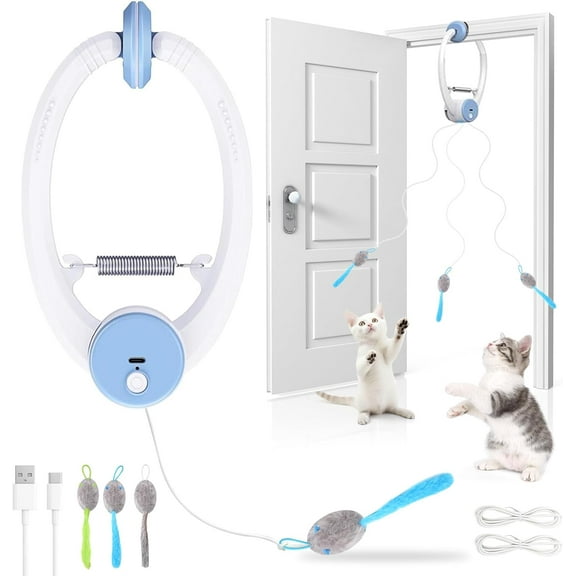 Automatic Flying Bird Feather Cat Toy, Electric Realistic Motion ...