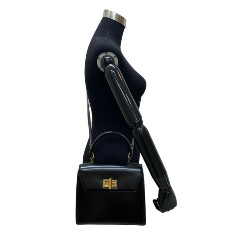 Pre-Owned CELINE Vintage Logo Turnlock Hardware Calf Leather Pre-Owned CELINE Vintage Logo Turnlock Hardware Calf Leather
