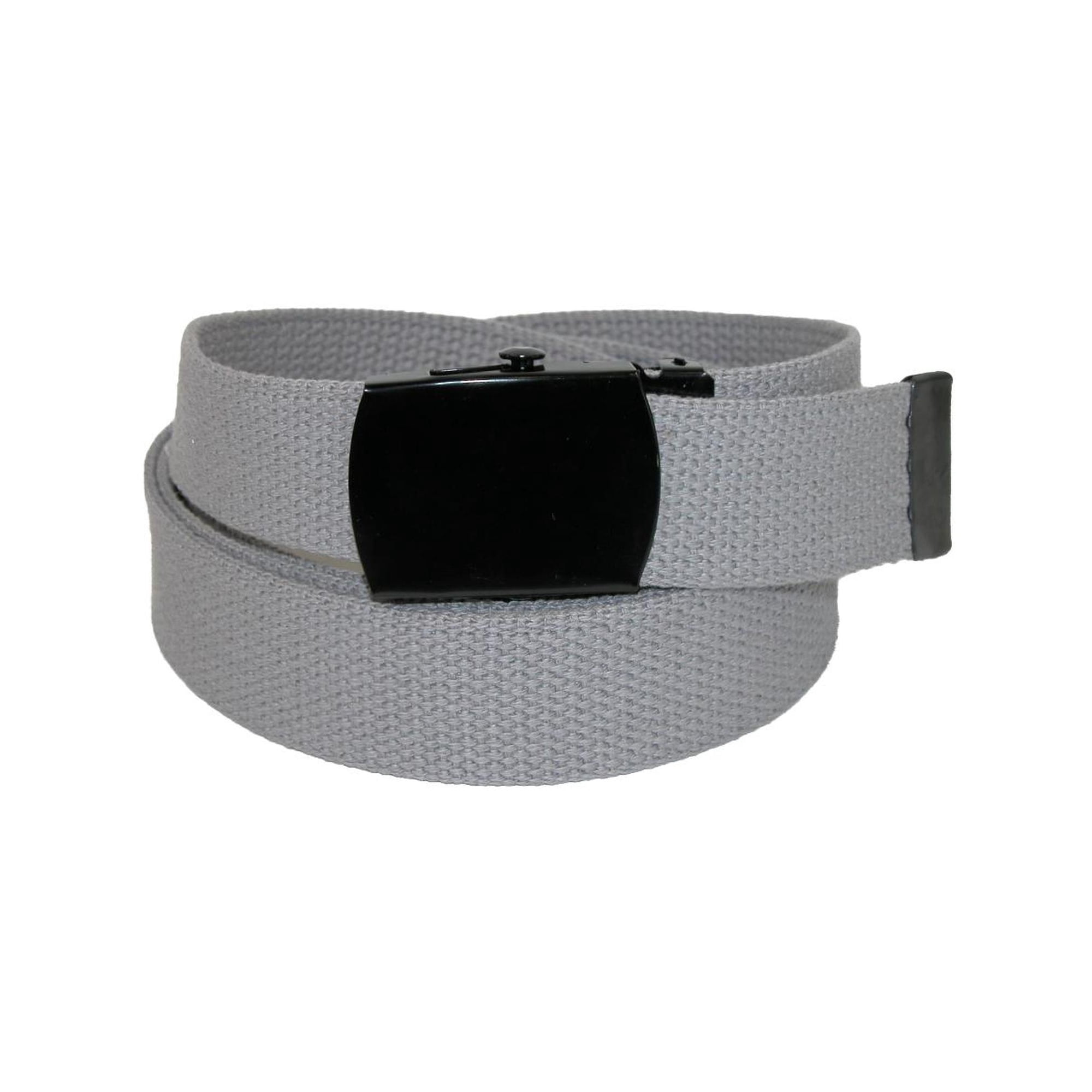 Click here for Ctm Fabric Adjustable Belt With Black Buckle (Mens... prices