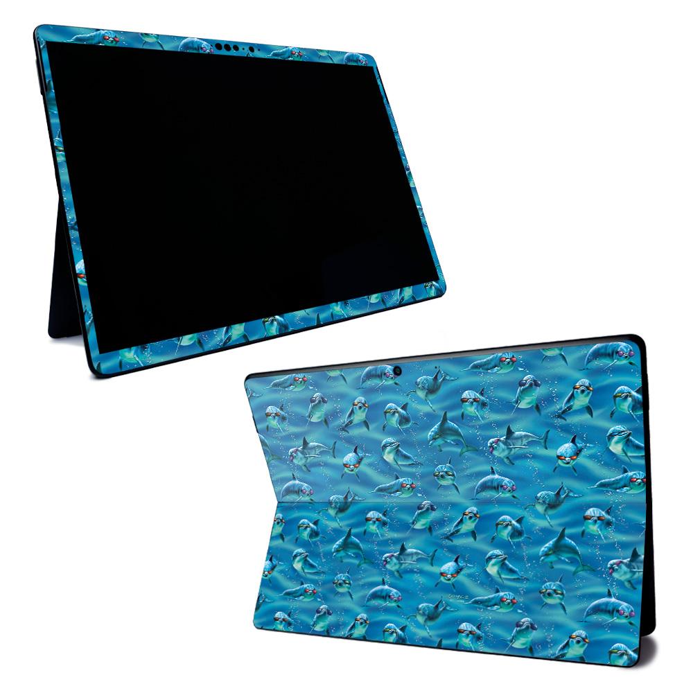 Skin Decal Wrap Compatible With Microsoft Surface Pro X Sticker Design ...