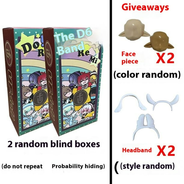 New Authentic Ufdoll 12 Points Bjd Blind Box Doremi Band Series Doll Joint Action Figures Kawaii ...