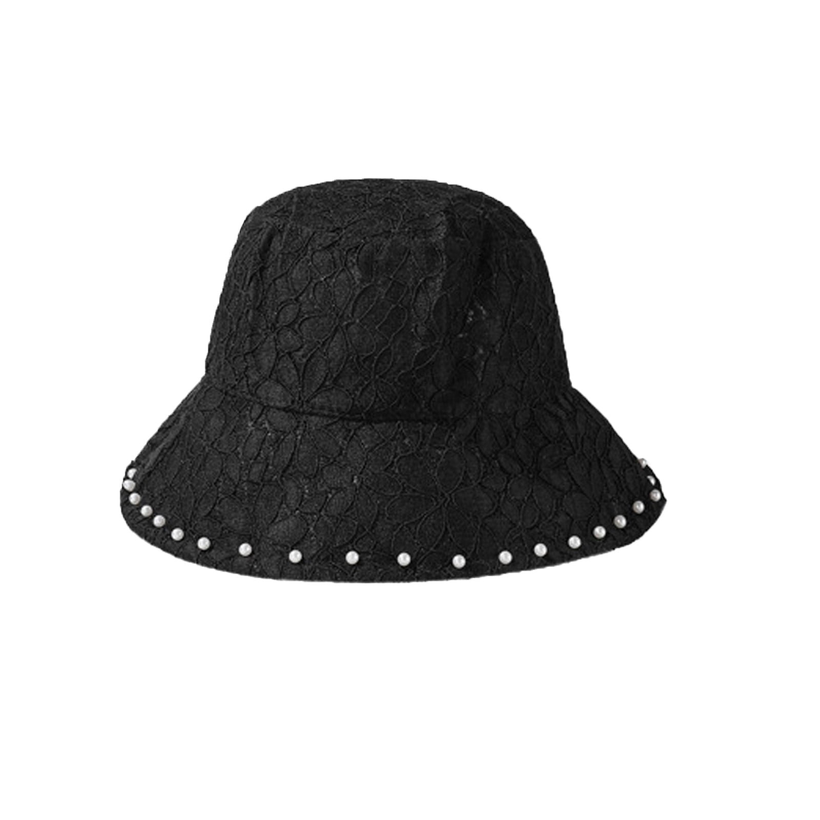 Click here for Pmvfhde Women Bucket Hat Lace Fisherman Unique Ele... prices