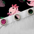 Castle Fairy Pink Axolotl Curtains Pack of 2 (42x84 Each),Strawberry ...