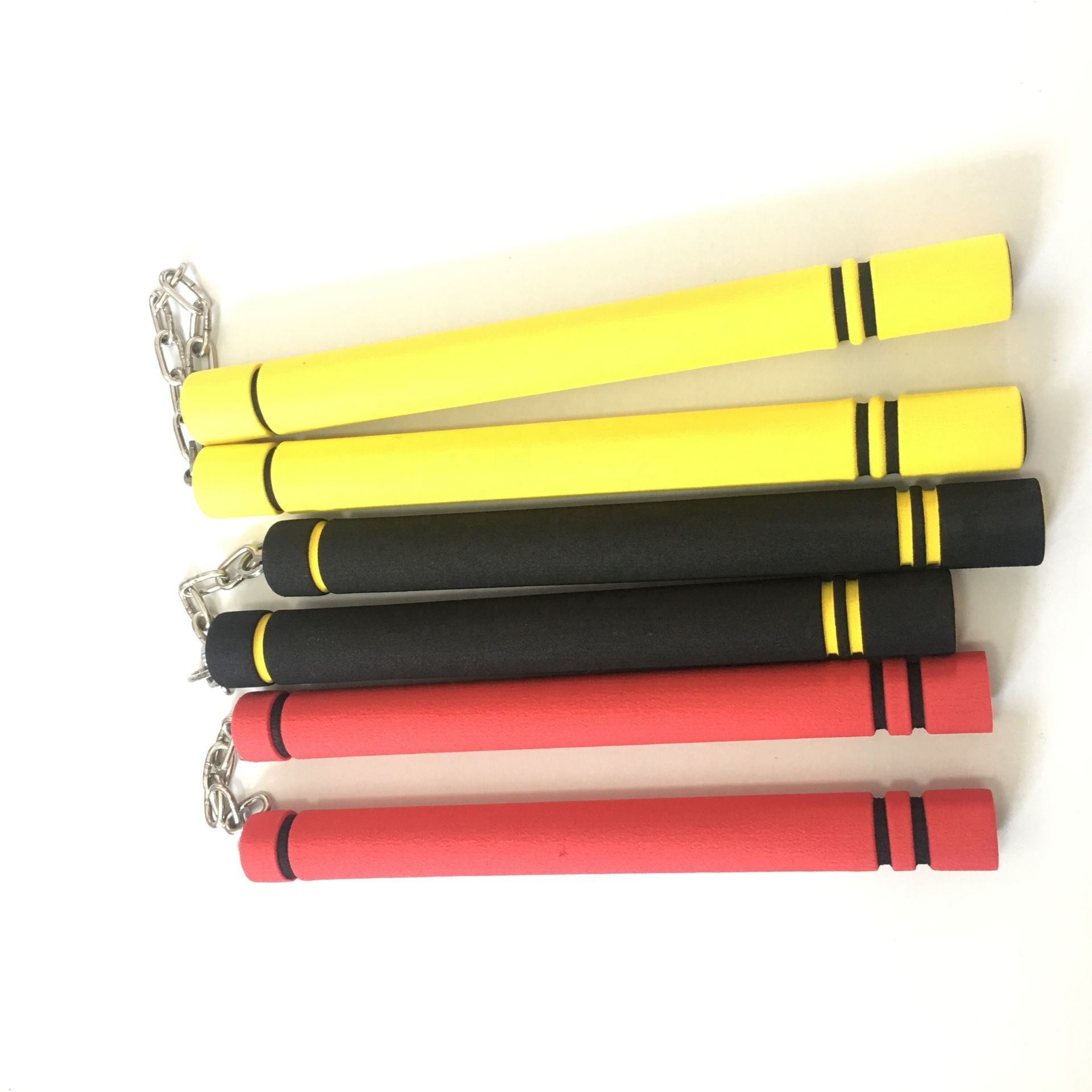 4 pieces of safe foam rubber training sticks, martial arts sticks for ...