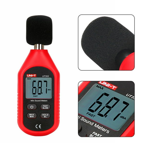 Vendrer UT353 Noise Measuring Instrument Db Meter 30~130dB Mini Audio ...