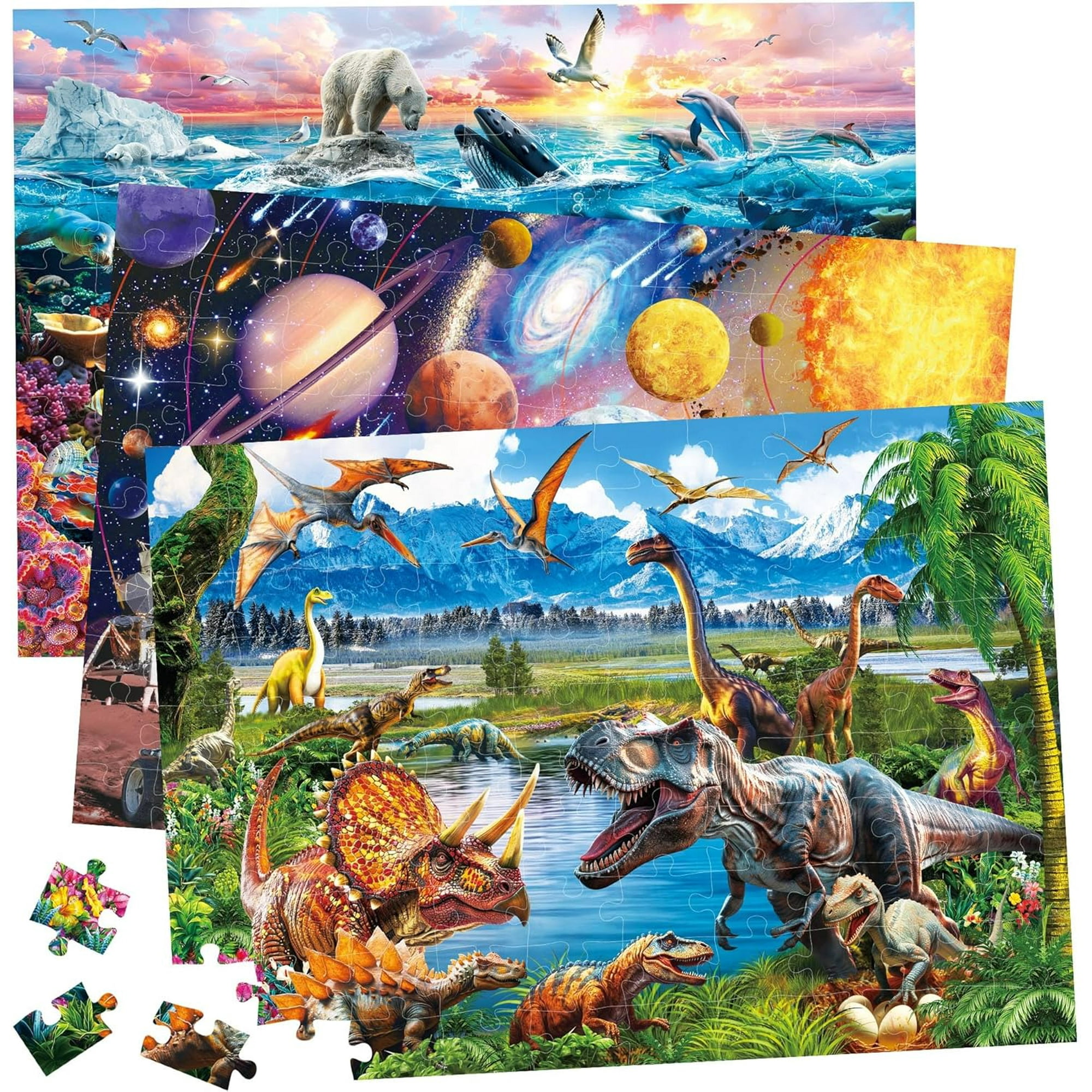 Click here for Ld Seller Puzzles For Kids Ages 4-6  3 Pack 100 Pi... prices