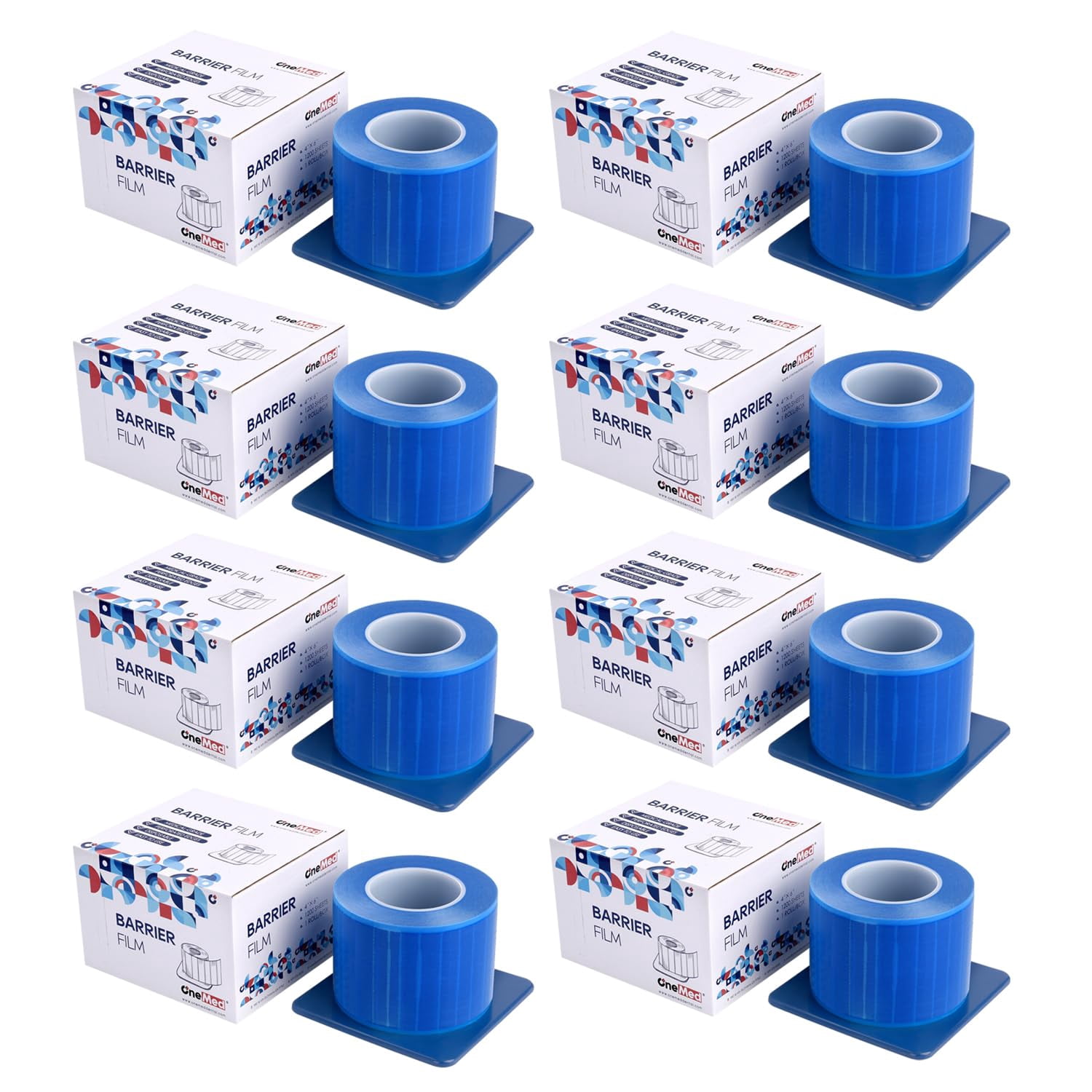 OneMed Dental Barrier Film Roll 4" x 6" Disposable Dental Barrier Tape ...