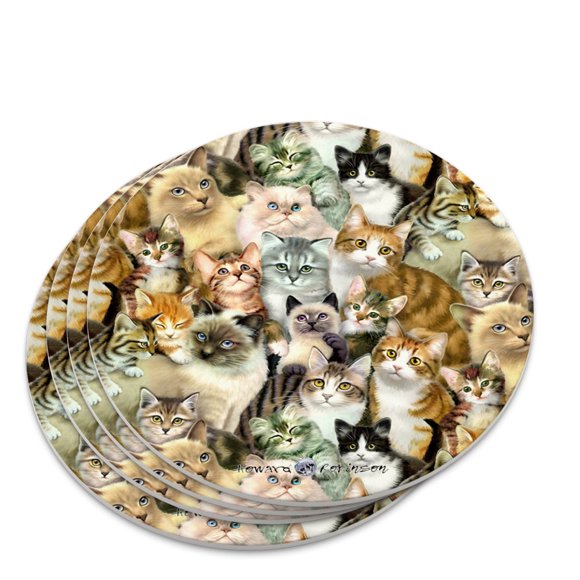 Cat Coasters