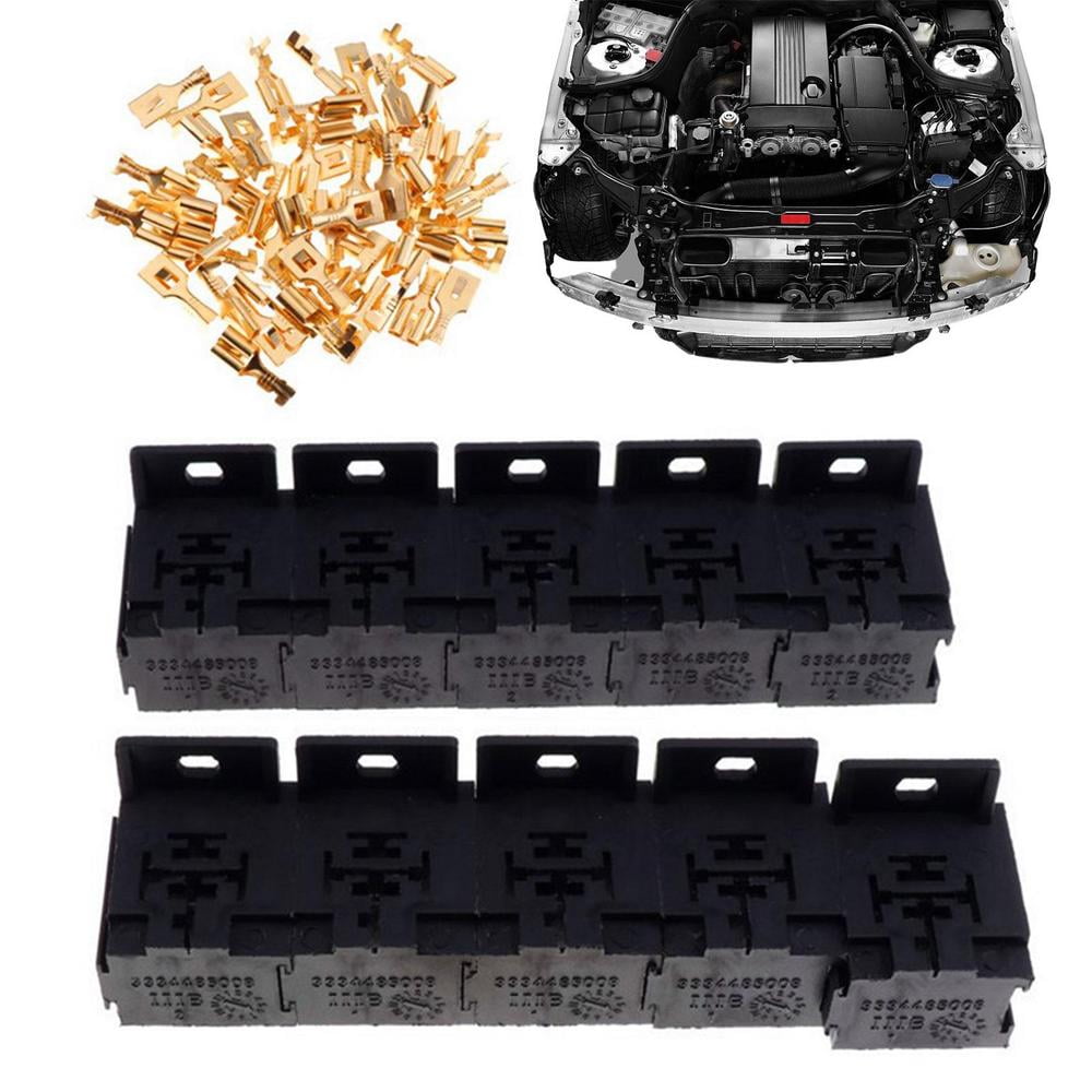 Tohuu Relay Base Holder Kit Universal Cord Holders Relay Socket Outlet ...