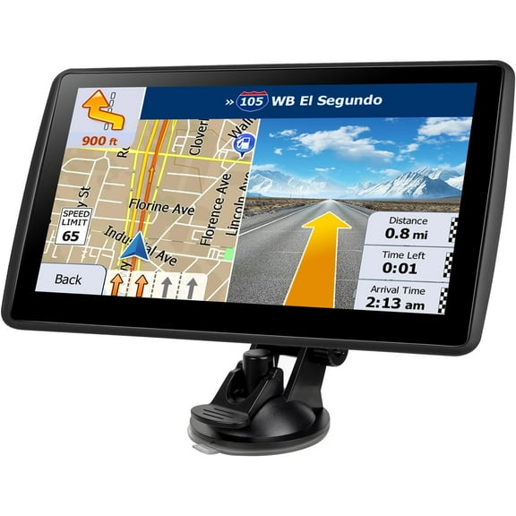 URFRU 9-Inch Touchscreen GPS Navigator for Car Pickup RV Truck 2025 ...