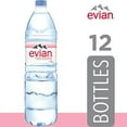 evian Natural Spring Water, Naturally Filtered Spring Water, Individual Bulk-Size Water Bottles ...