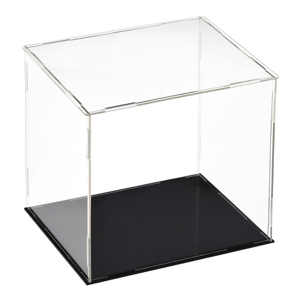 Uxcell Acrylic Clear Display Case Box Dustproof Protection Showcase 9.8 ...