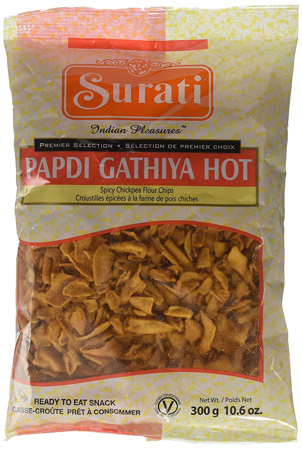 SURATI Papdi Gathiya Hot - 300 Grams (10.6oz) - Walmart.com