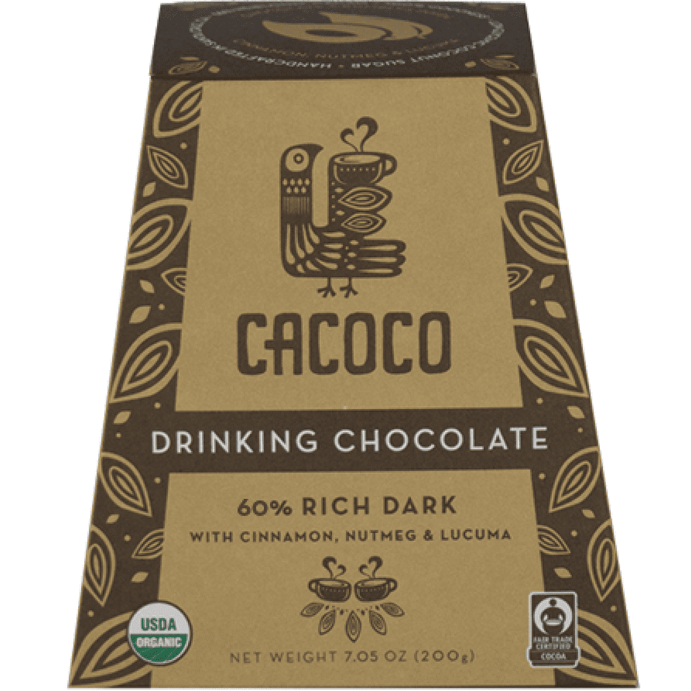 Cacoco Drinking Chocolate, 60% Rich Dark, 7.05 oz - Walmart.com ...