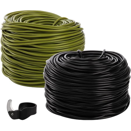 2 Pack 524 Feet Rubber Garden Twine, Hollow Soft Plant Tie Stretch Tree ...