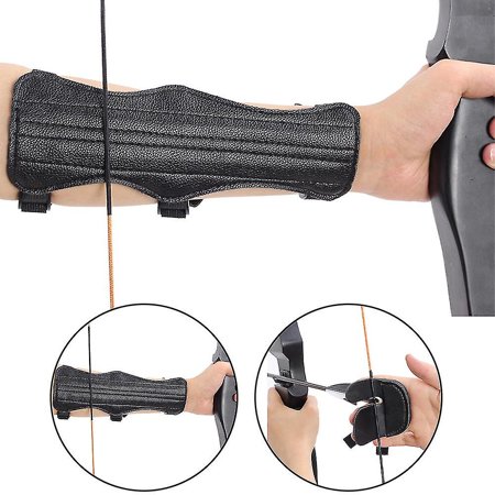 Lepai Archery Arm Forearm Guard Finger Tabs Protector Suit Set For ...