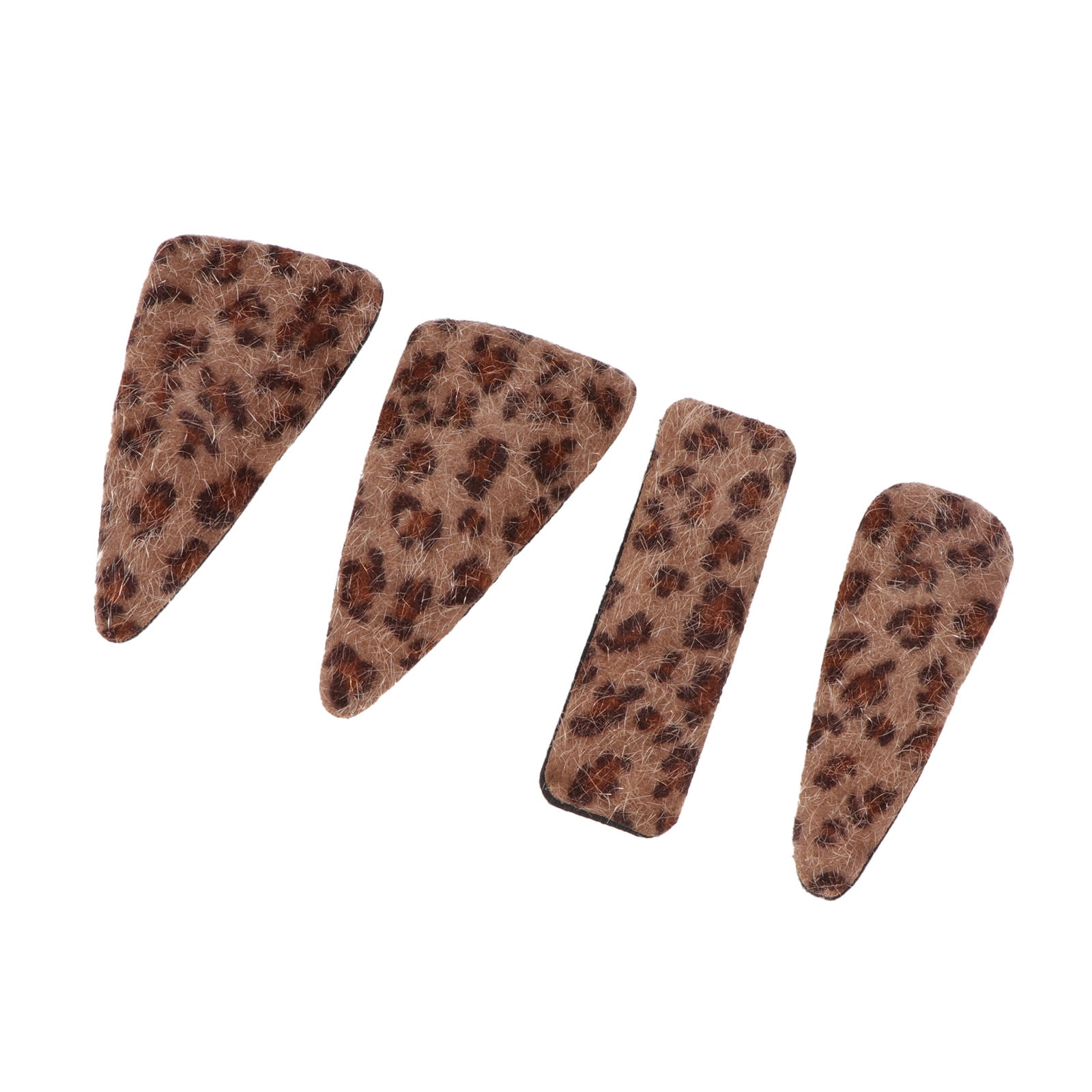 Click here for Goohochy 4pcs Brown Leopard Hair Clips Metal Snap... prices
