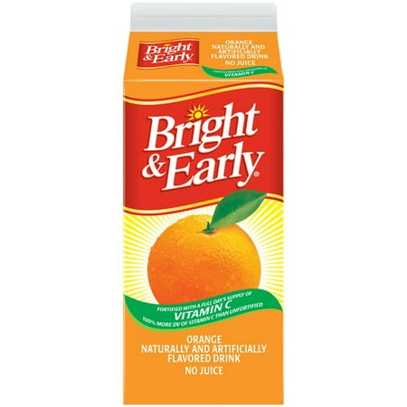 Bright & Early Orange Flavored Drink, 59 fl oz - Walmart.com