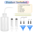 DIY Snow Globe Kit 11pcs Snow Globe Tumbler Supplies, Plastic Squeeze ...