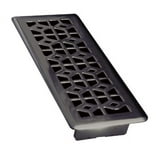 Tru Aire 4 in. H X 12 in. W 1-Way Matte Steel Floor Diffuser - Walmart.com