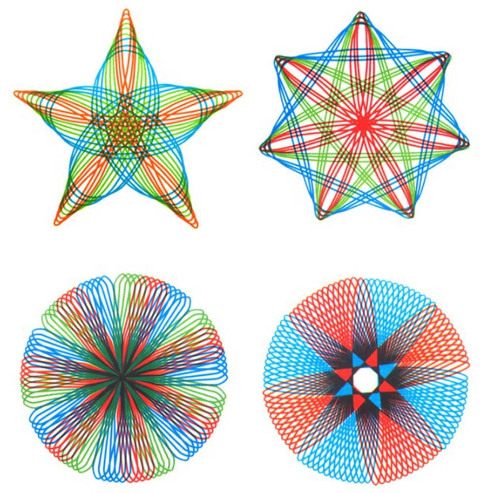 Juego de reglas de dibujo, 21 piezas Regla curva de dibujo para niños ...