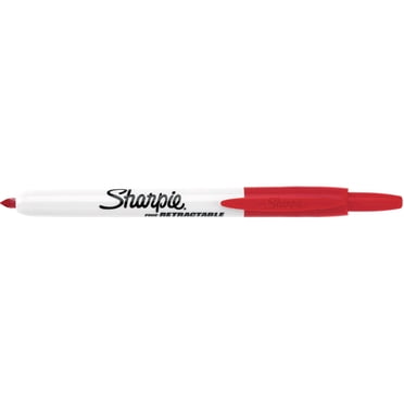 BIC Marking Retractable Permanent Marker, Fine Tip, Black, Dozen ...
