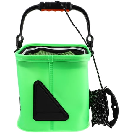 Seau de pêche portable Seau de pêche pliable Seau d'eau de pêche pour ...