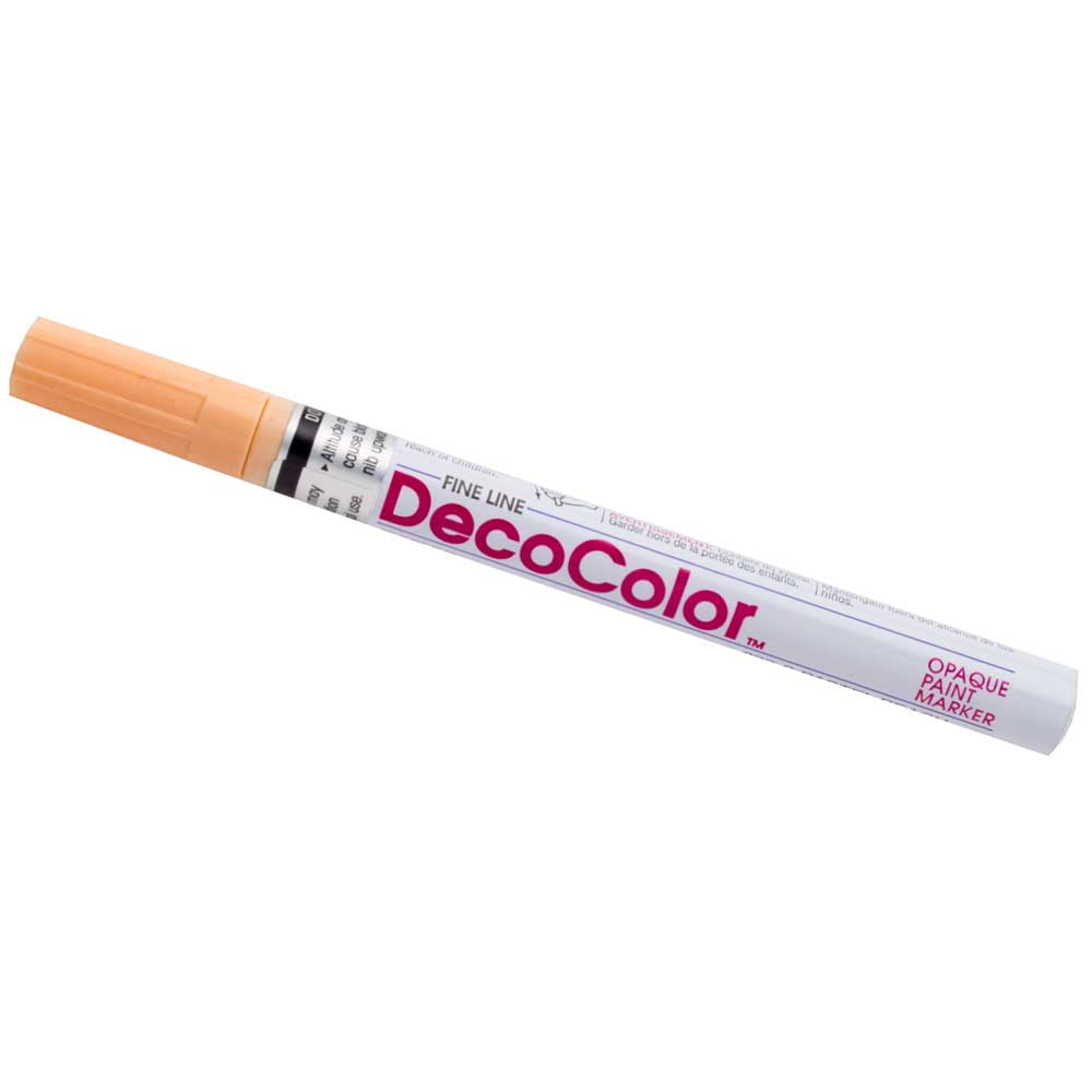 Marvy Uchida Fine Line Opaque Paint Marker, 1/Pack, Pastel Peach ...