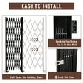 Single Folding Security Door, Portable Flexible Expandable Fence Gate ...