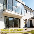 Window Squeegee with Extension Pole, 20FT Reach for Cleaning, 2-in-1 ...