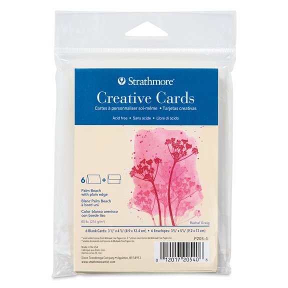 Strathmore Photo Mount Cards & Envelopes, Decorative Embossed Border ...