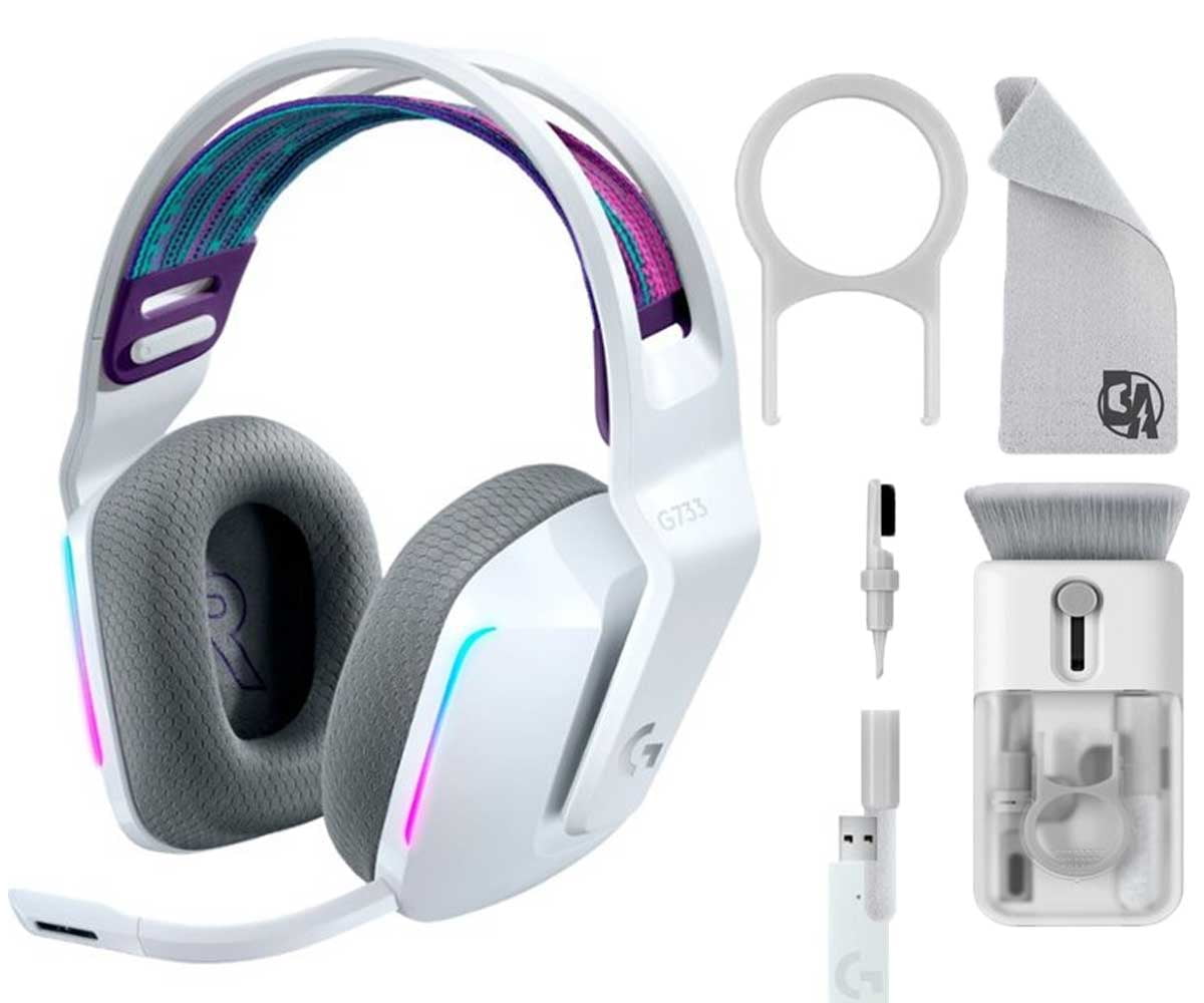 Logitech G733 LIGHTSPEED Wireless DTS v2.0 Over-the-Ear Gaming Headset ...