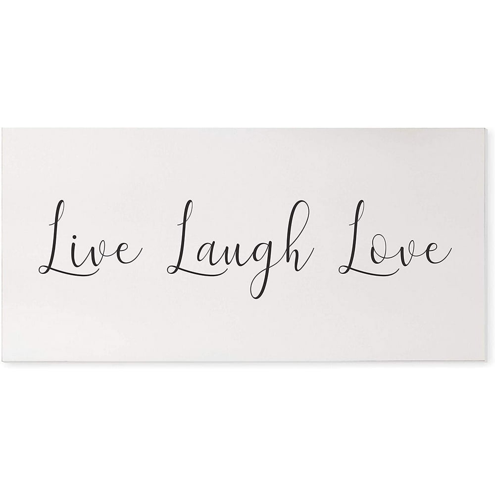 Live Laugh Love Wood Wall Sign 11x22 - Walmart.com - Walmart.com