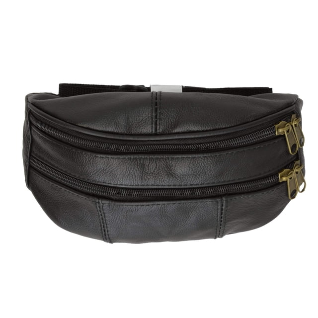 Slim Genuine Leather Waist Pouch Fanny Pack Multiple Colors - Walmart.com