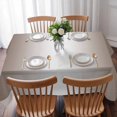 Brown White Ombre Table Cloth Waterproof Tablecloths, Modern Gradient ...