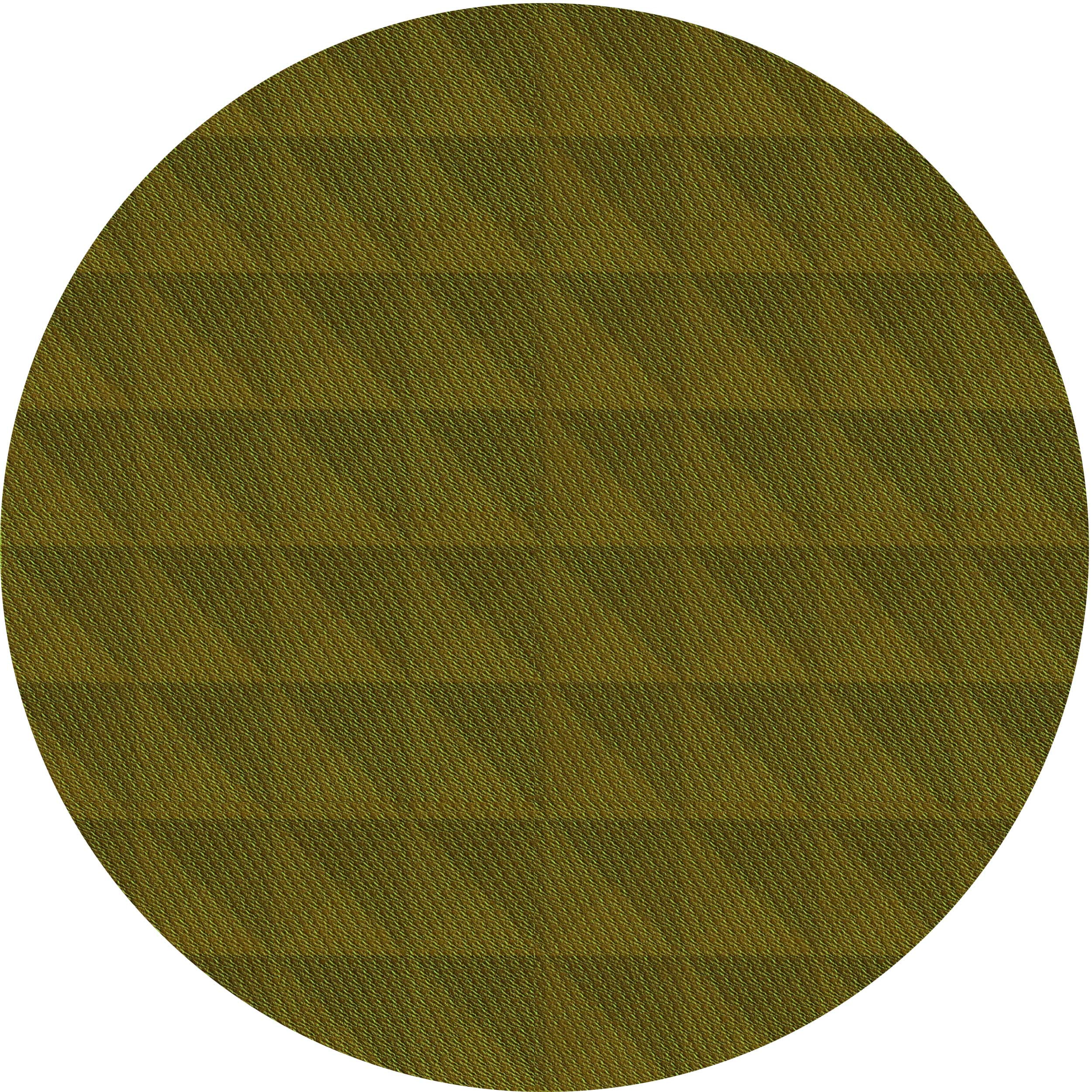 Ahgly Company Indoor Round Patterned Olive Green Area Rugs, 7' Round ...