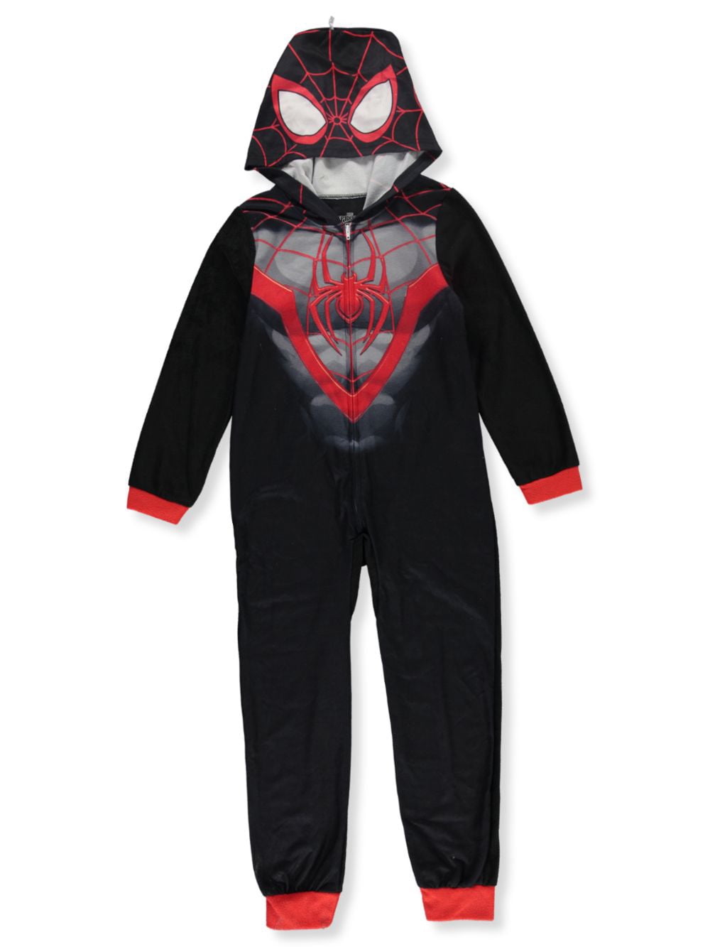 Marvel Spider-Man Boys' Character Costume 1-Piece Pajama Suit (Little ...