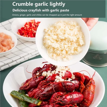 Hand-Held Garlic Grinder Magnetic Suction Garlic Masher Meat Grinder ...