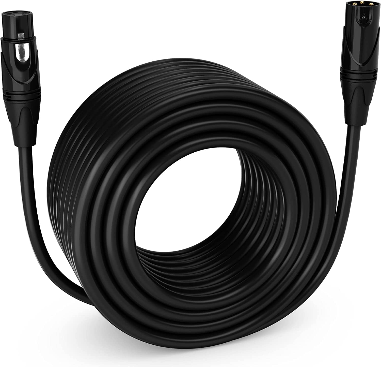 LyxPro 200 feet Microphone XLR Cable, Male to Female, 3 Pin Mic Cable ...